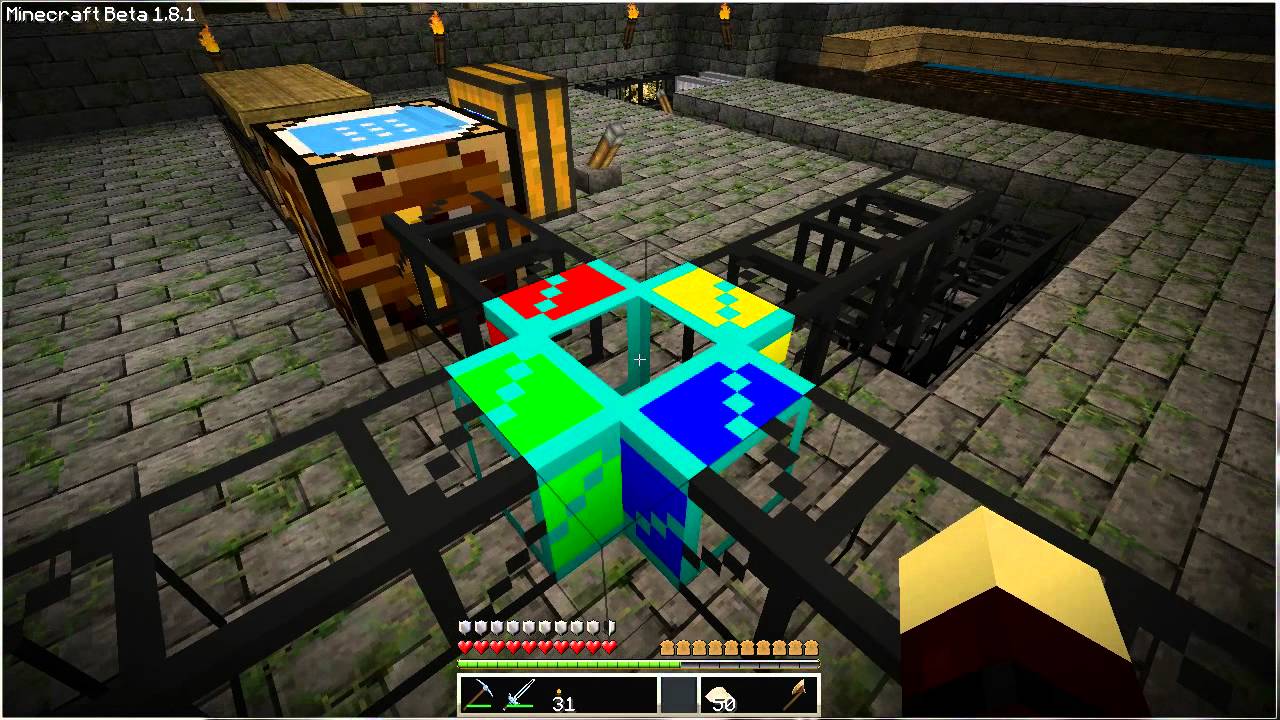 Buildcraft Automatic Crafting-Wheat to bread - YouTube