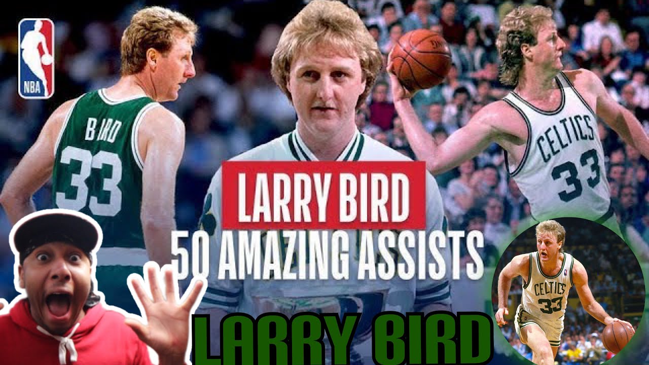 LARRY BIRD | 50 AMAZING ASSISTS REACTION!! 🔥🏀 HIS PASSING IS RIDICULOUS ...