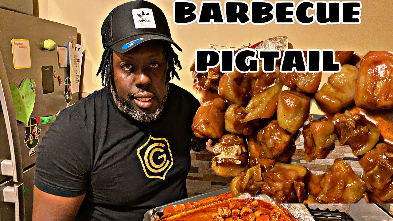 MY FIRST TIME COOKING BARBECUE PIGTAIL AND AT THIS HOURS A MUST TRY ...