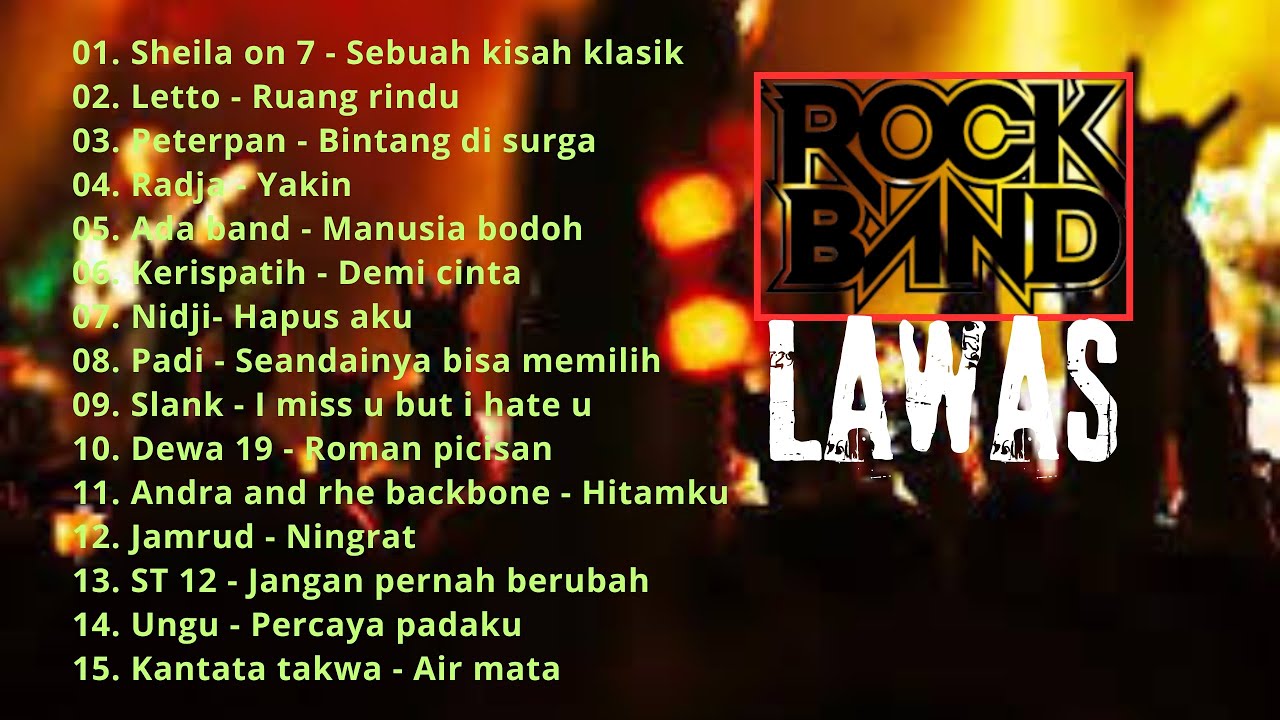 Kompilasi Rock band Lawas || lagu Rock kenangan || Lagu santai temani ...