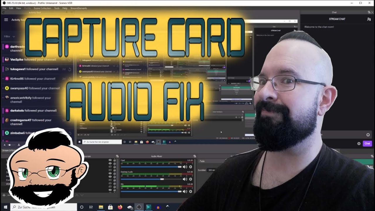 Fix: Capture Card Audio Not Recording in OBS - YouTube