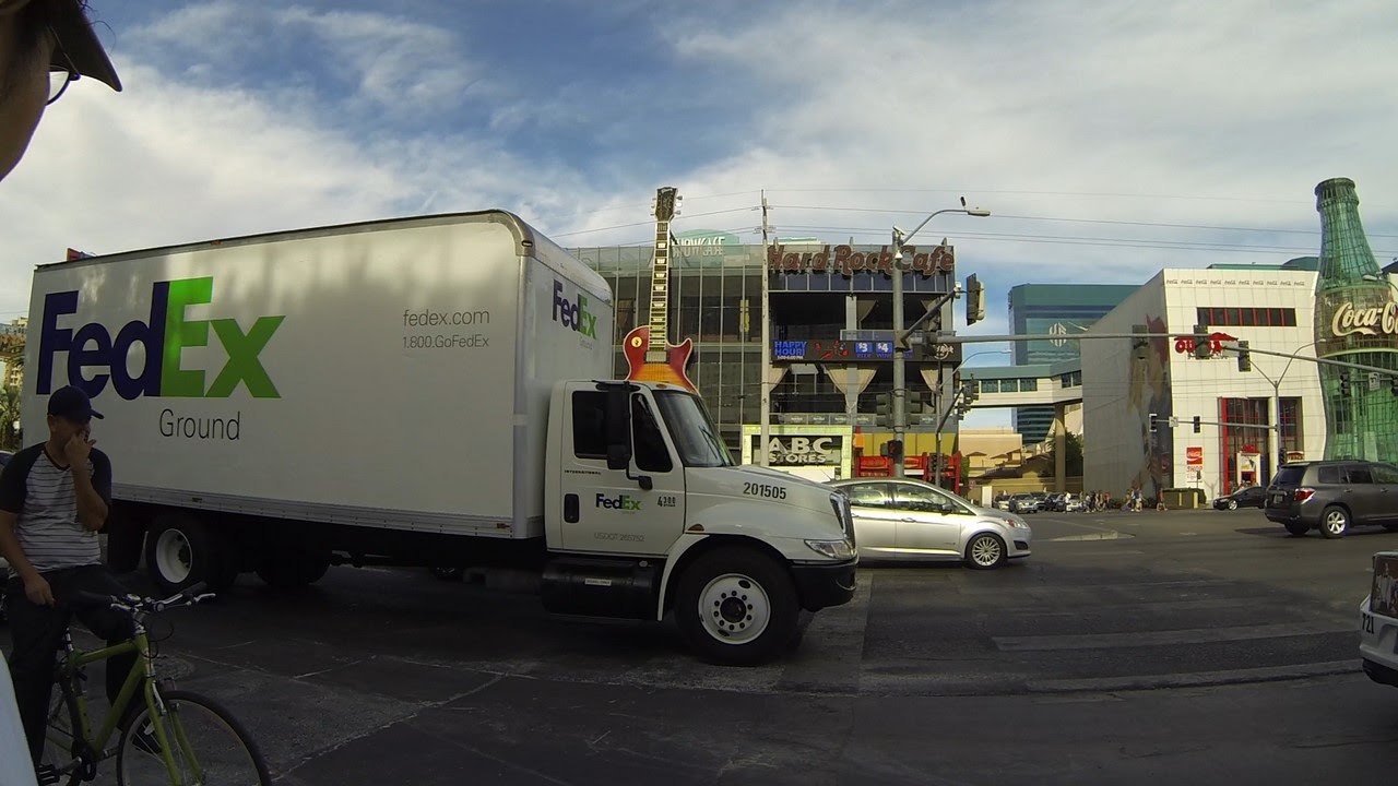 Chris Christie FedEx Legal Alien Immigration Trucks, Las Vegas, Nevada ...