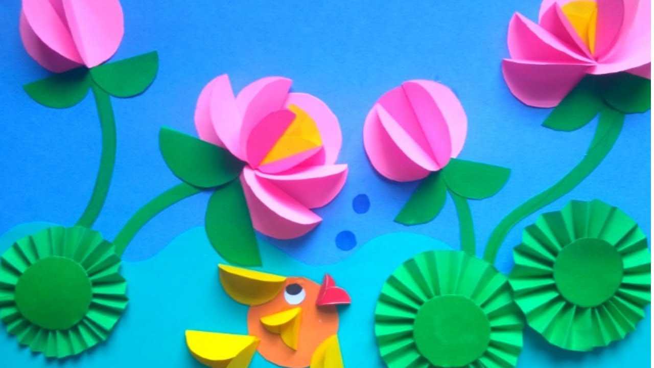 Amazing Paper Craft Ideas How to make Pictures using Circles - YouTube