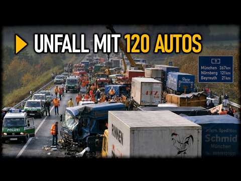 SCHWERSTER VERKEHRSUNFALL IN DEUTSCHLAND | Massenkarambolage Münchberger Senke 1990