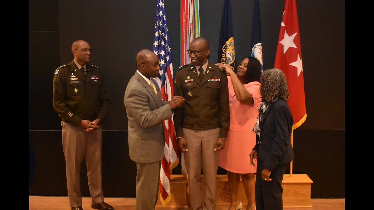 CHAPLAIN WILLIAM GREEN JR. PROMOTION CEREMONY - YouTube