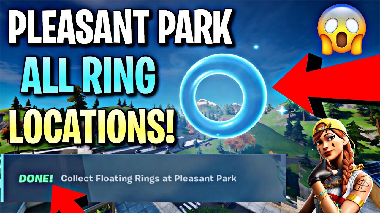 "Collect Floating Rings at Pleasant Park" Challenge Locations! - YouTube