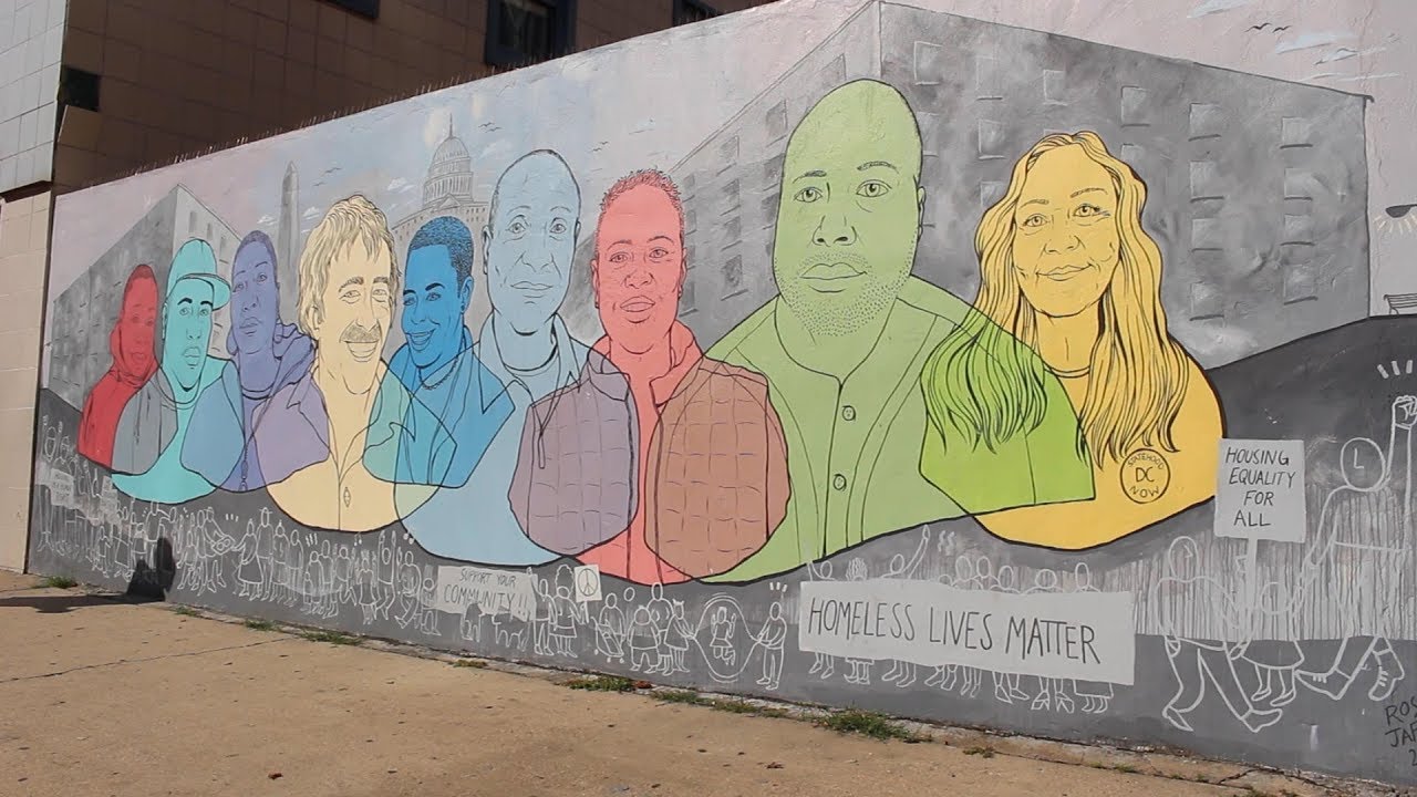 D.C. Murals: 'Homeless Lives Matter' - YouTube