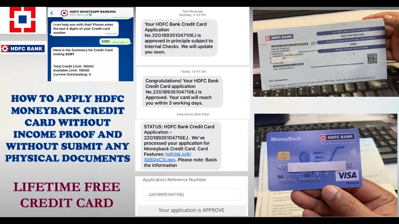 How To Apply Lifetime Free HDFC MoneyBack Credit Card Without Income how-to-apply-lifetime-free-hdfc-moneyback-credit-card-without-income