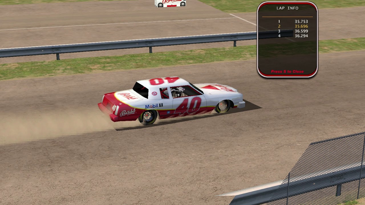 NR2003 Stunod Hot lap Challenge Bullring's Hobby Stock mod at WKC's ...
