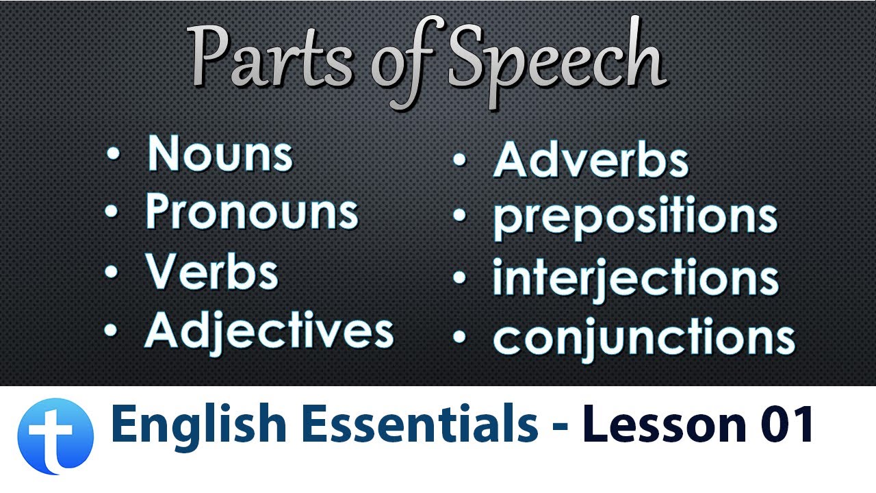 English Essential Lesson 01 | Parts of Speech | Basic English grammar ...