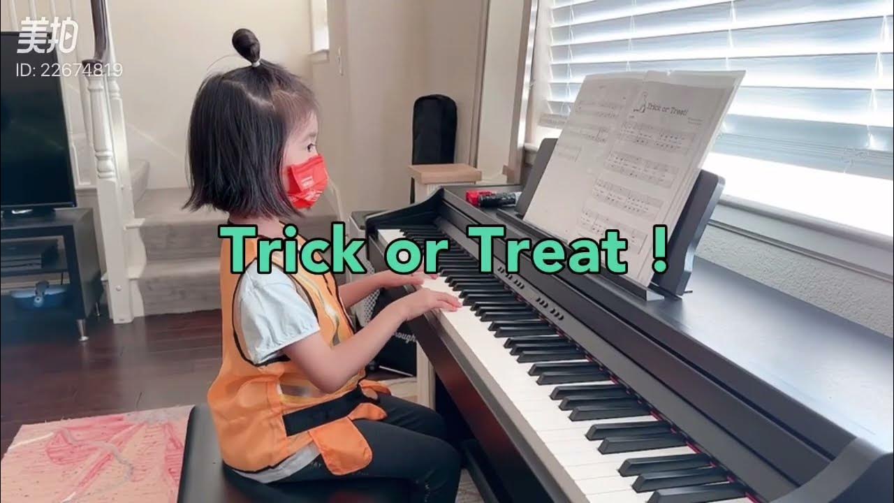Trick or Treat piano Halloween - YouTube