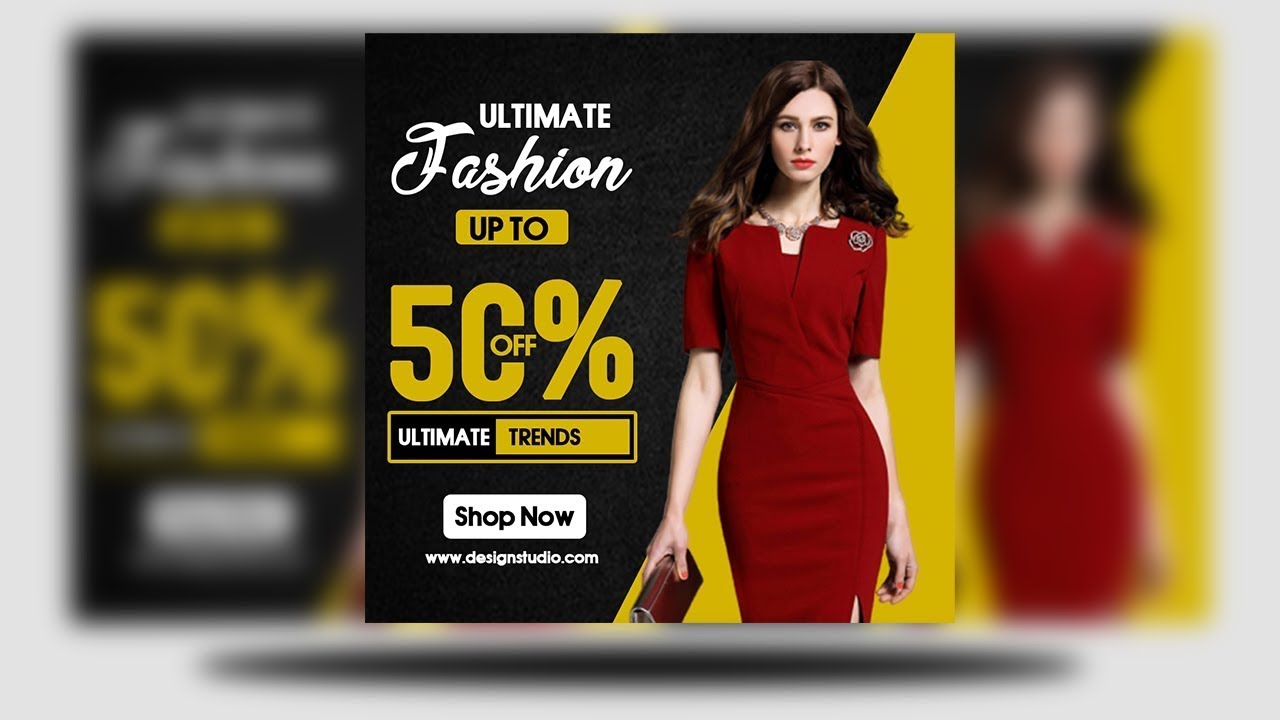 Fashion Flyer Design | Fashion Poster Design | pixelLab Tutorial | Diko ...