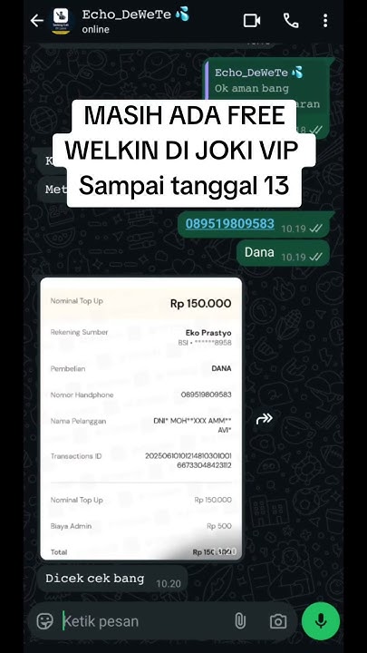 PROMO joki genshin VIP free Welkin sampai tanggal 13 - CEK DESKRIPSI - YouTube