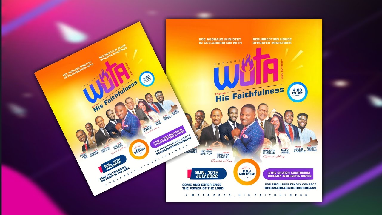 How to create a professional Church Design on Corel draw #Churchdesign ...