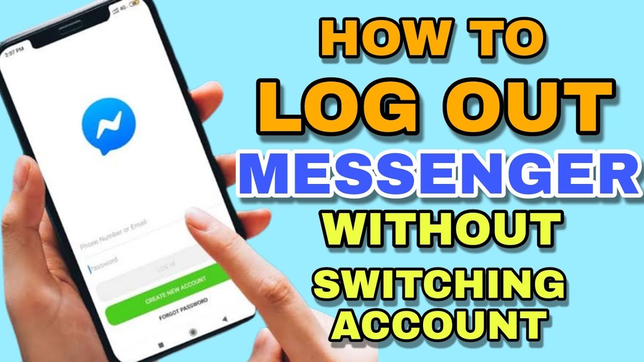 HOW TO LOGOUT MESSENGER ONLY WITHOUT SWITCHING ACCOUNT | JOVTV - YouTube