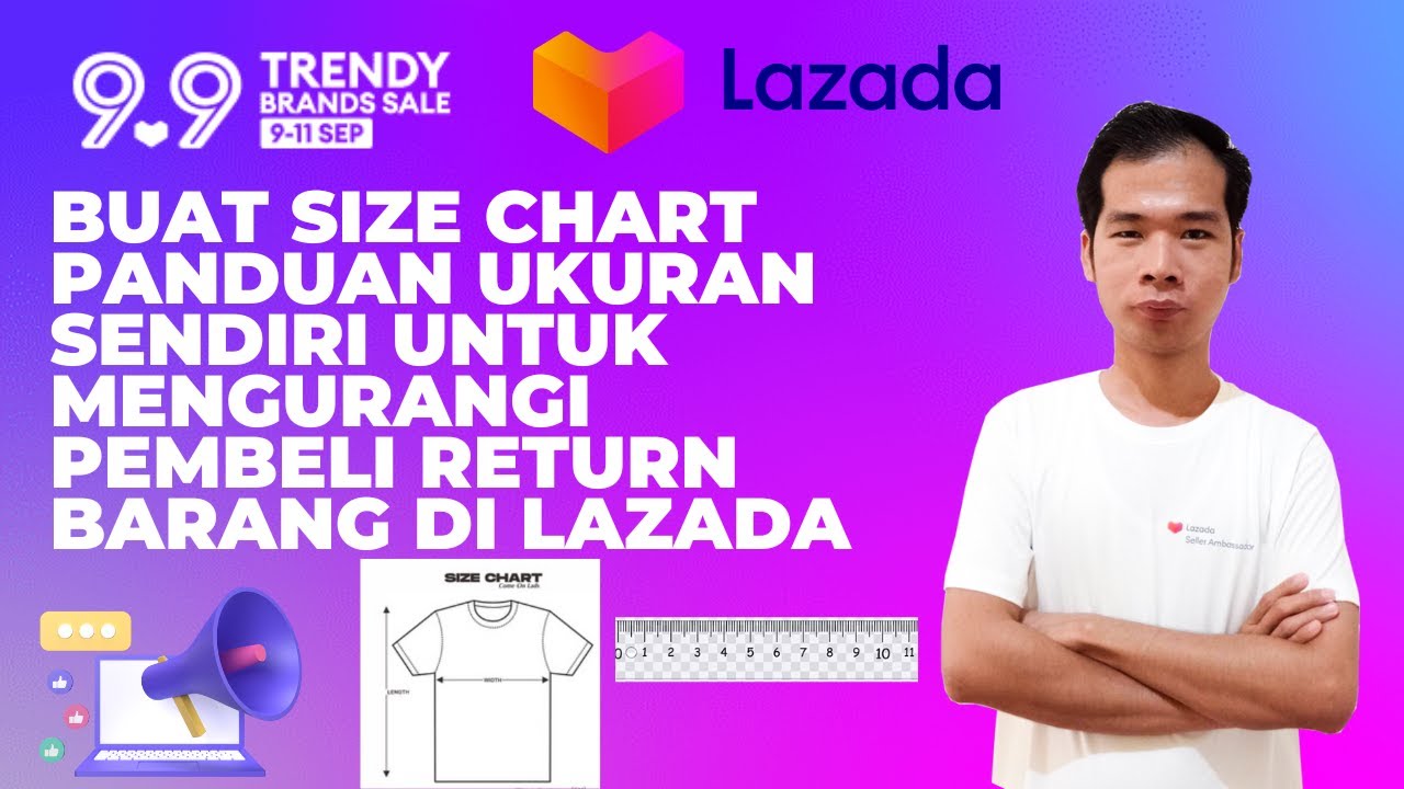 Buat Size Chart Panduan Ukuran Sendiri Untuk Mengurangi Pembeli Return ...