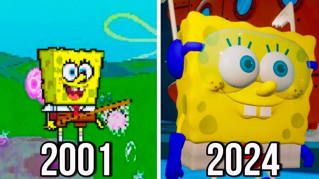 Evolution of SpongeBob Games 2001-2024 - YouTube
