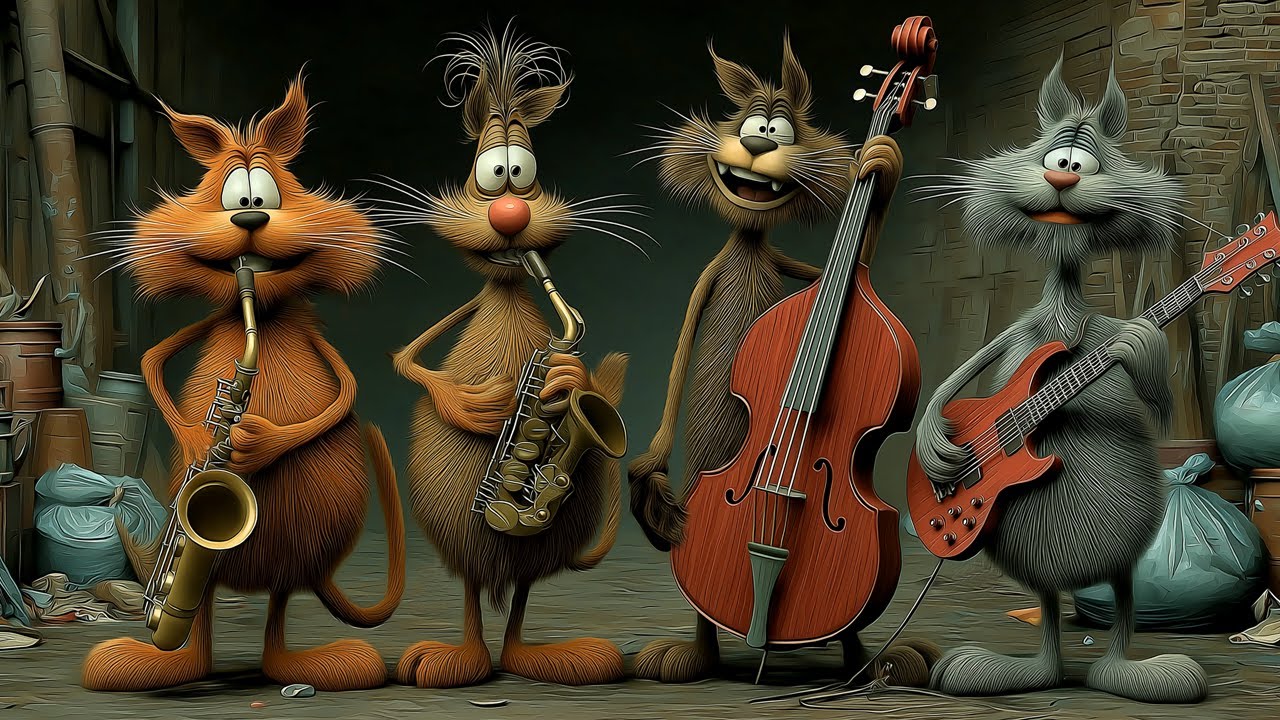 Stray Cats Groove - Jazz Music - Retro Swing Jazz - Jazz Cats - YouTube