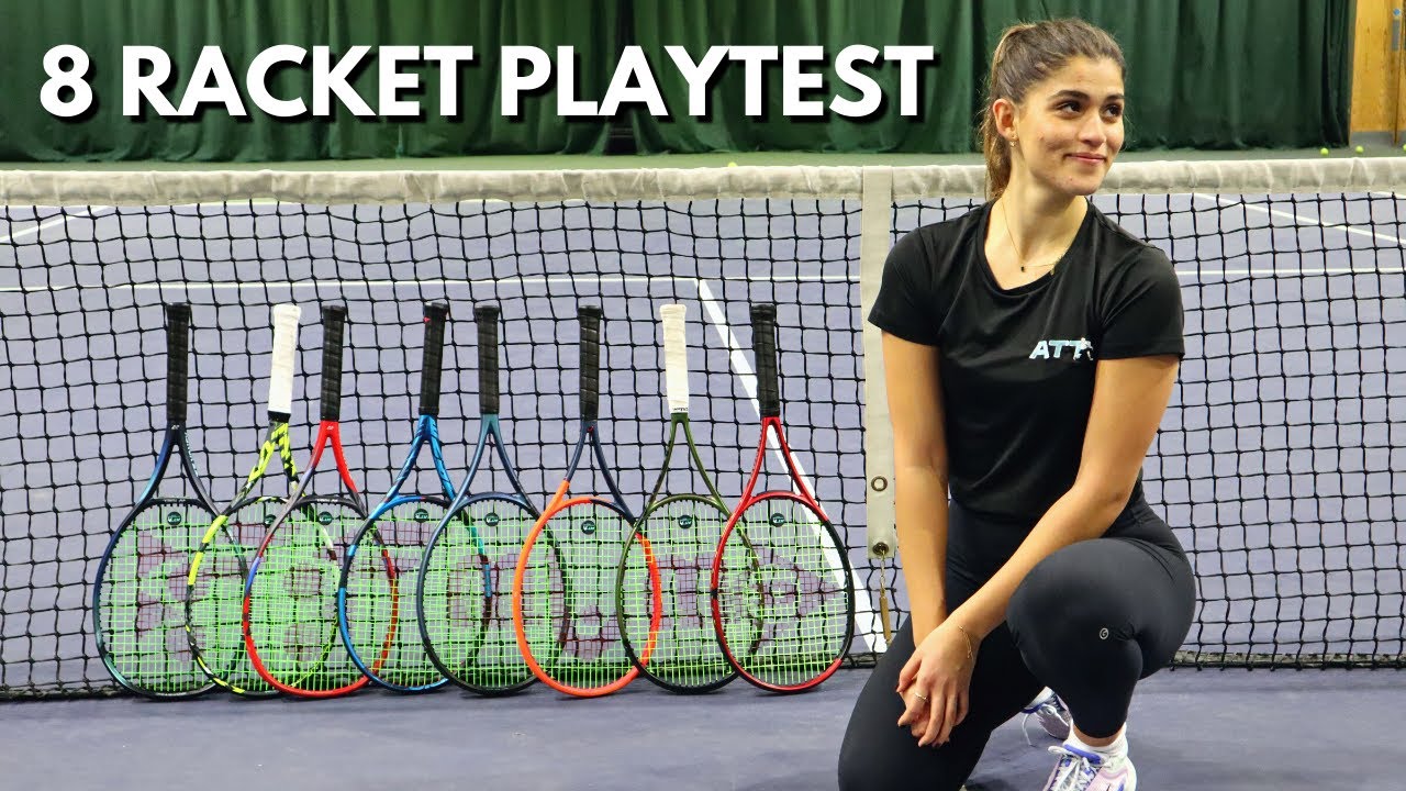 Female pro 🇬🇧🇳🇱 tests eight different rackets and picks her favourite ...