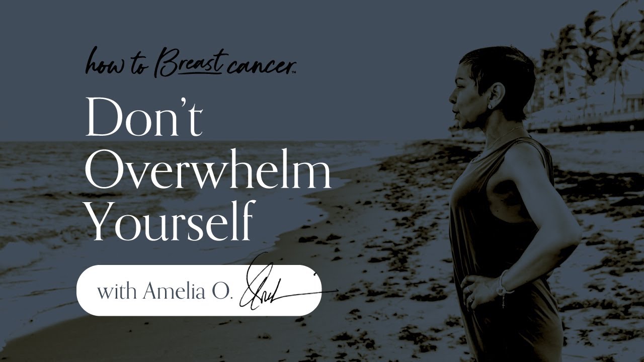 Don't Overwhelm Yourself - YouTube