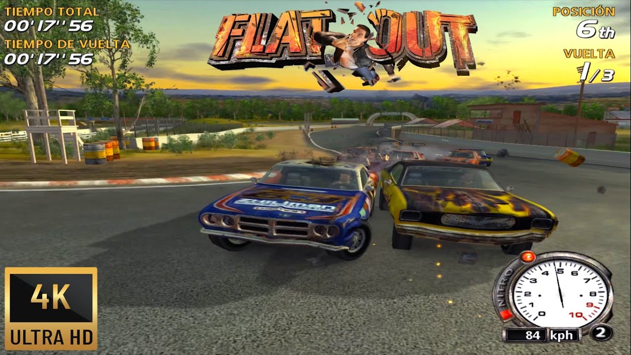 FlatOut - Gameplay part-1 [PC 4K 60Fps] - YouTube