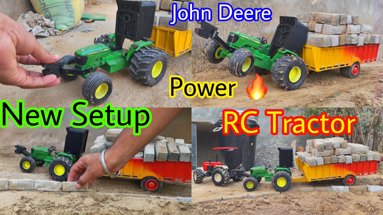 DIY Mini Farmhouse for Rc Tractors dc Motor working New Setup Upgrade ...