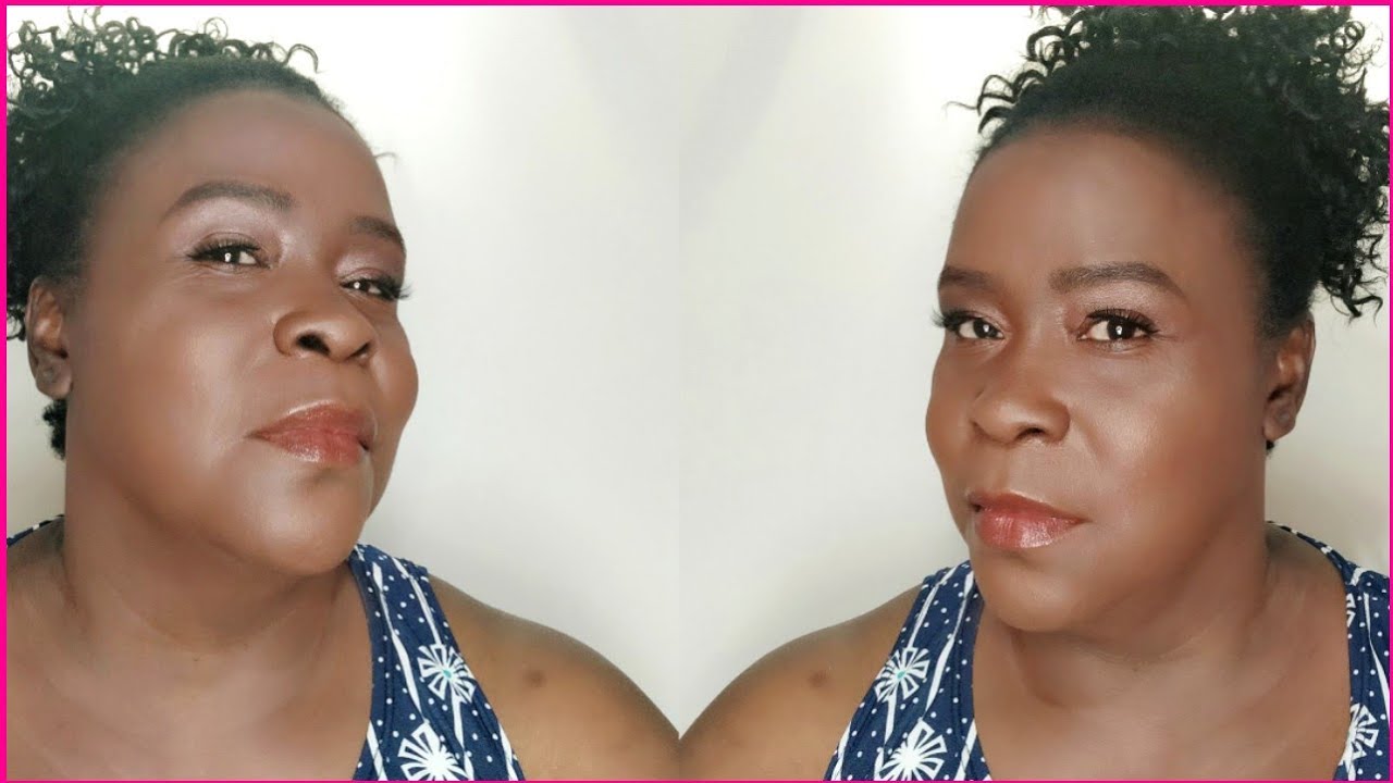 MAQUIAGEM EM PELE NEGRA RETINTA E MADURA - YouTube