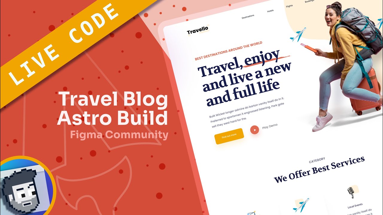 Live Code: How to work with data in a real project (travel blog!) - YouTube