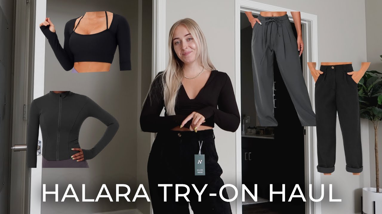 FALL ATHLEISURE TRY ON HAUL | Halara First Impressions On Pants, Jacket ...