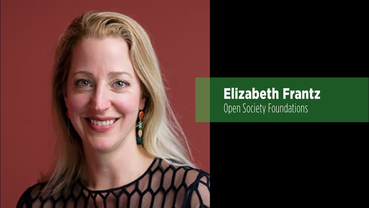 Solidarity message from Elizabeth Frantz of OSF - YouTube