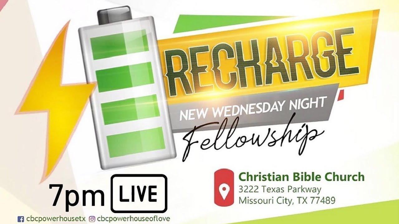 Recharge Wednesday Bible Study - YouTube