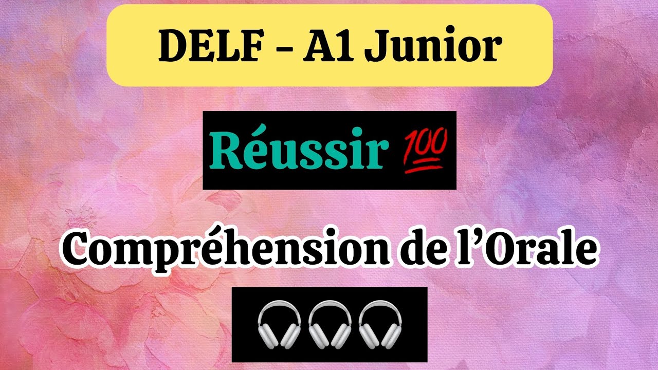 DELF JUNIOR A1 Exam | DELF A1 Exam | The French Baguettes - YouTube