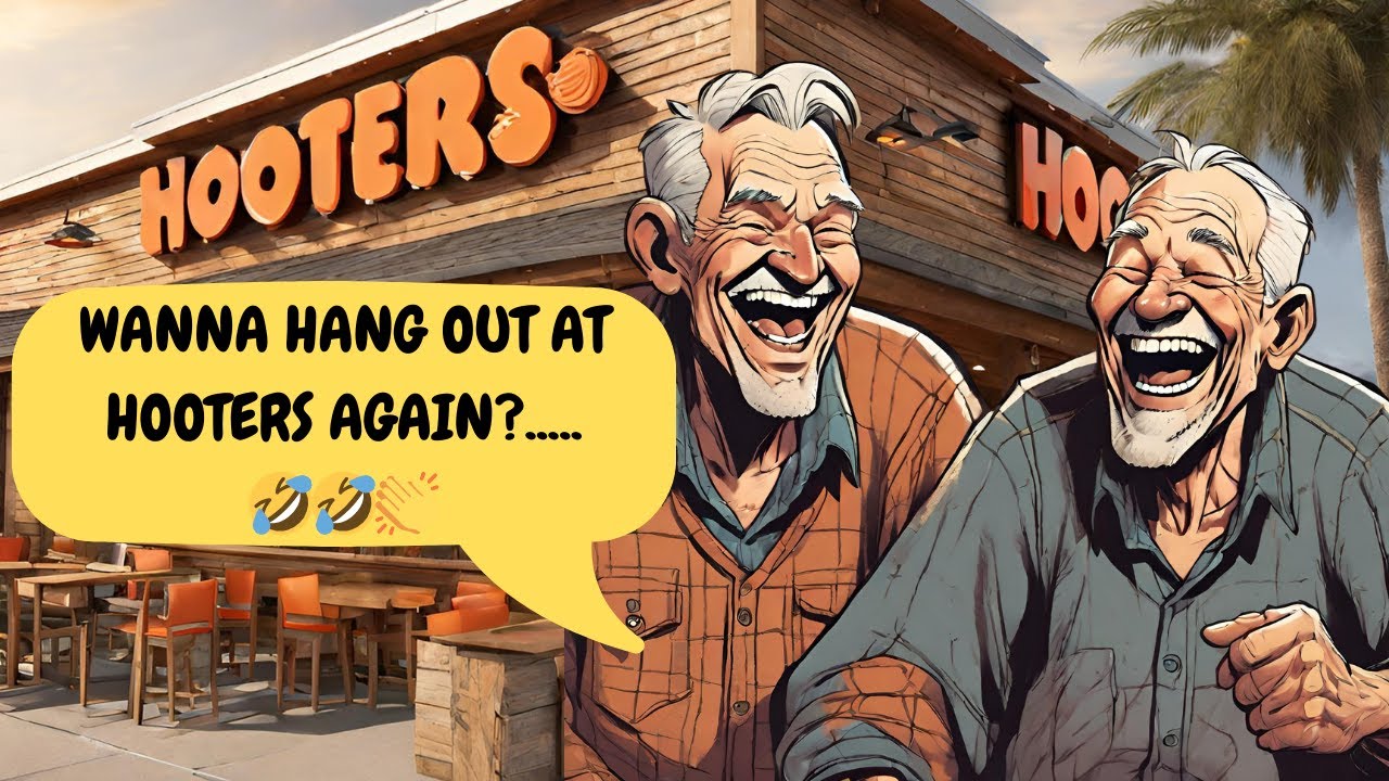 TODAY'S FUNNIEST JOKE 🤣🤣 Two guys loves to go to Hooters when... # ...