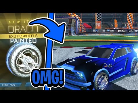 ROCKET LEAGUE ITEM SHOP - Cobalt Draco Exotic Wheels - 02.07.21 - YouTube