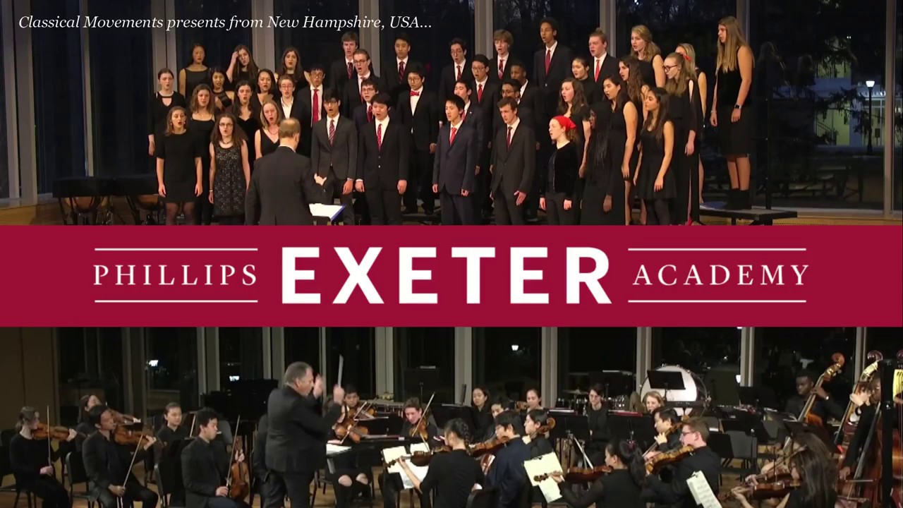 Phillips Exeter Choir and Orchestra Debut in Oxford on 8 March - YouTube