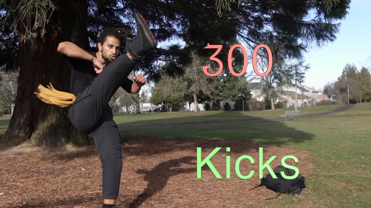 My Lessons From 300 Spinning Back Kicks (weak side). - YouTube