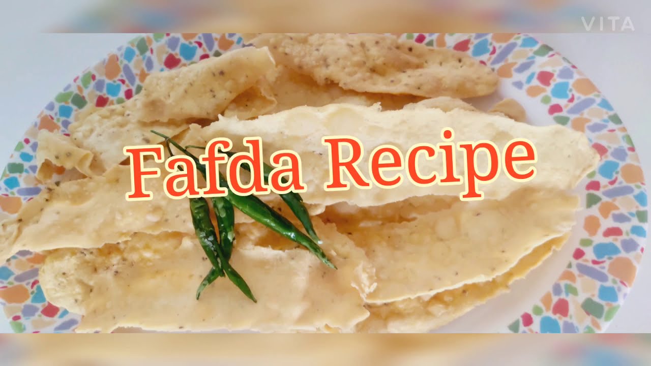 fafda recipe | how to make fafda at home|gujrat famous snack | - YouTube