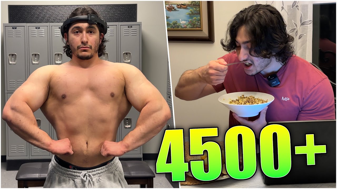 Full Day of Eating on a LEAN BULK | 50 Pounds Gained - YouTube
