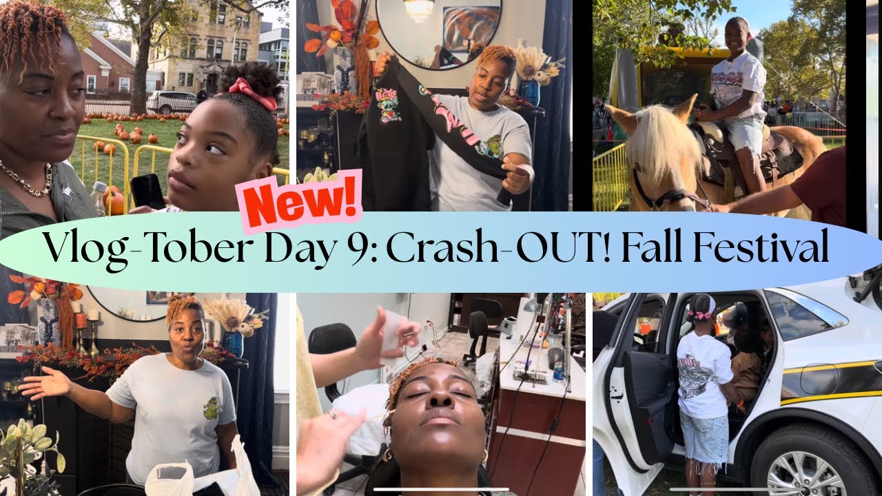 Vlog-tober Day 9: Crash OUT + Fall Festival + Gabes Haul + AiRROBO ...