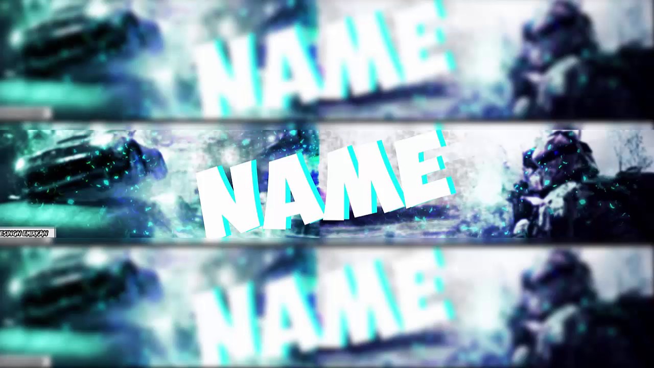 ICE GAMING BANNER TEMPLATE #4 - YouTube