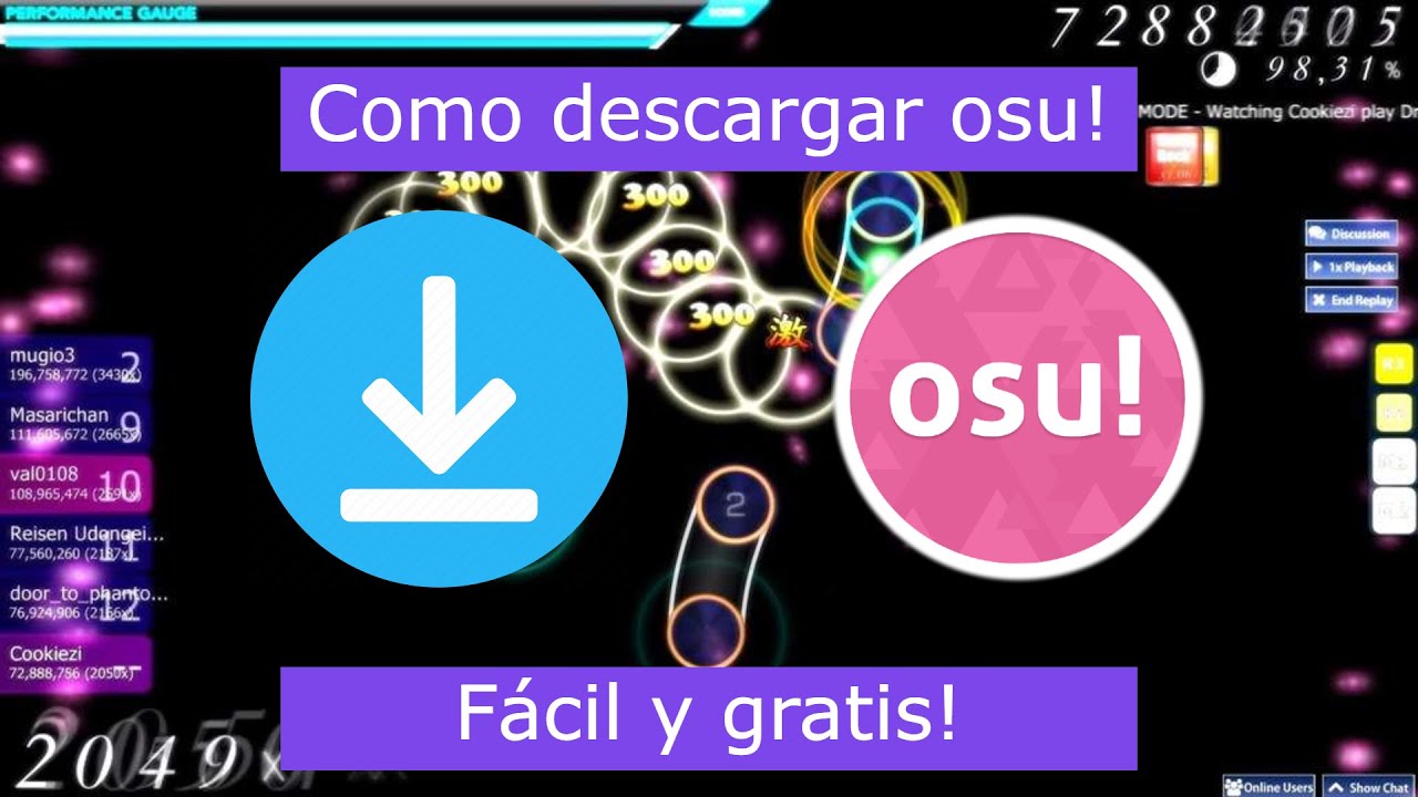 Cómo descargar osu! gratis (2021 actualizado) - YouTube