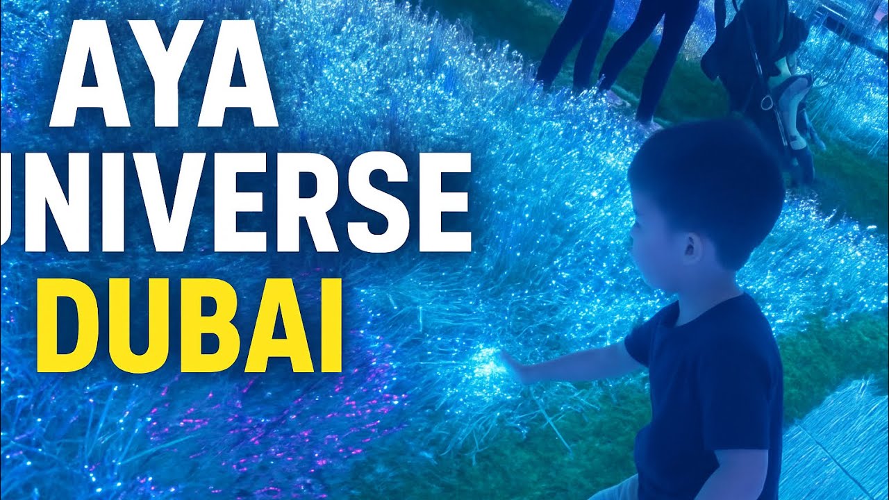Exploring AYA Universe Dubai | Magical Lights, Interactive Art ...