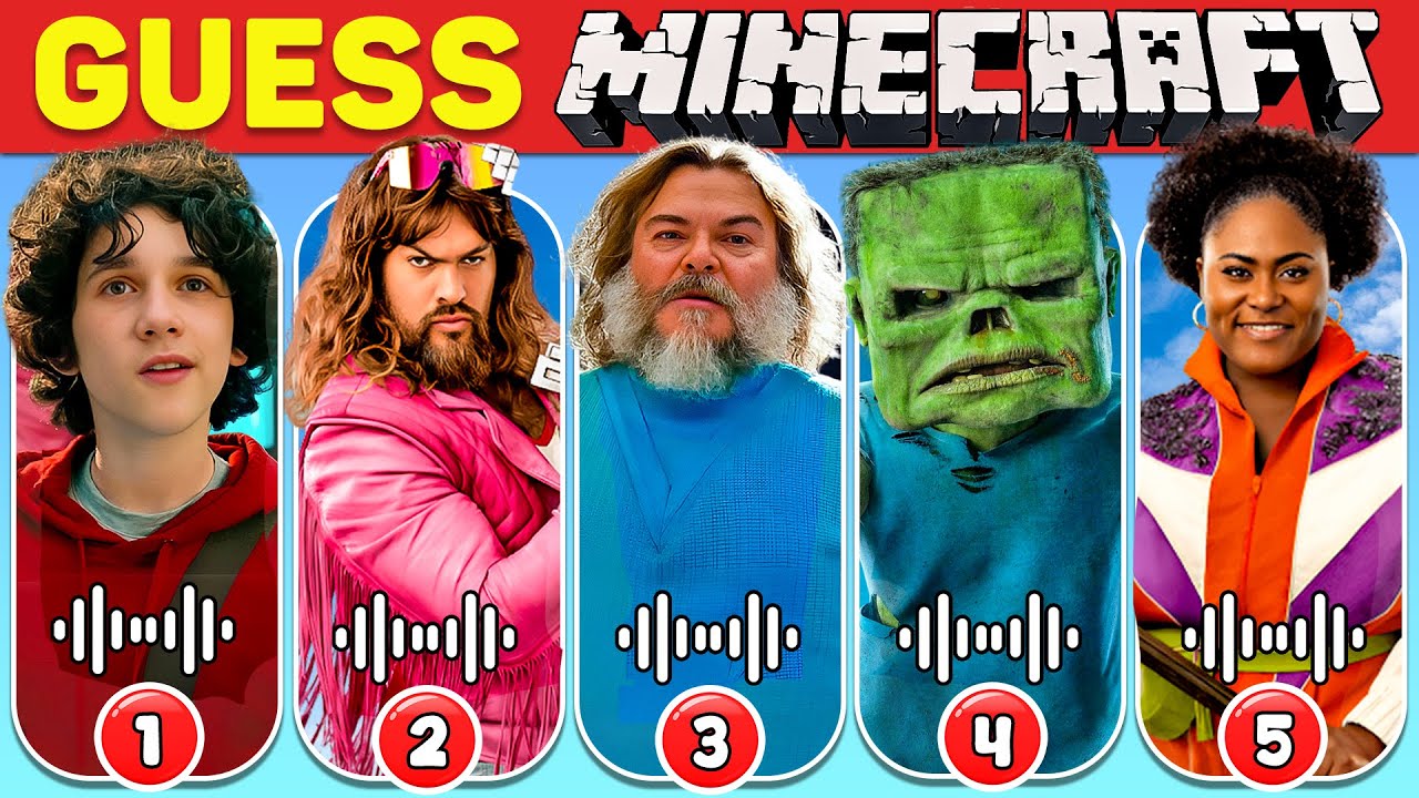 Guess Minecraft Movie Characters by Their Voice & Emojis ~ Minecraft ...
