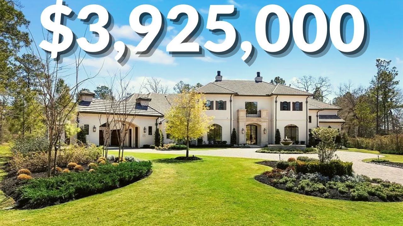 Inside a Newly Built $4 Million Houston Mansion With a 2 Story Walk-in ...