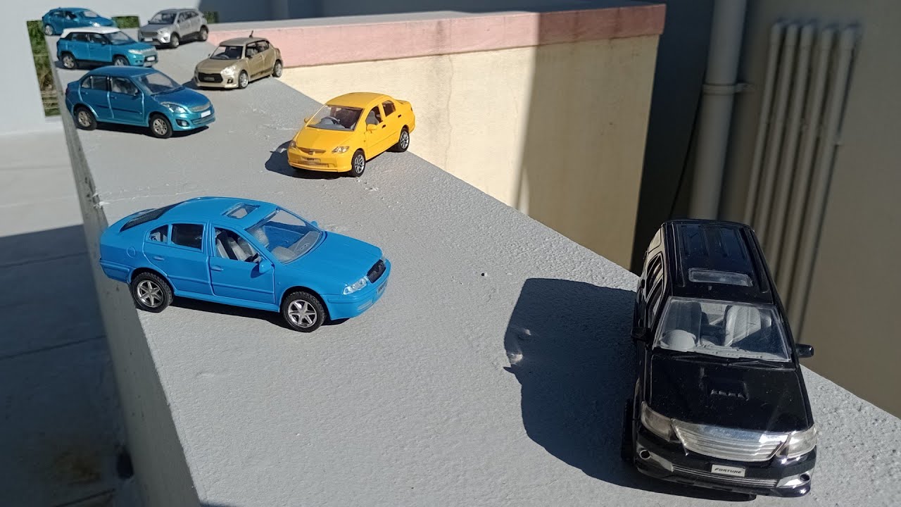 Hand Driving Realistic Diecast Cars on a Wall - Model Diecast Cars ...