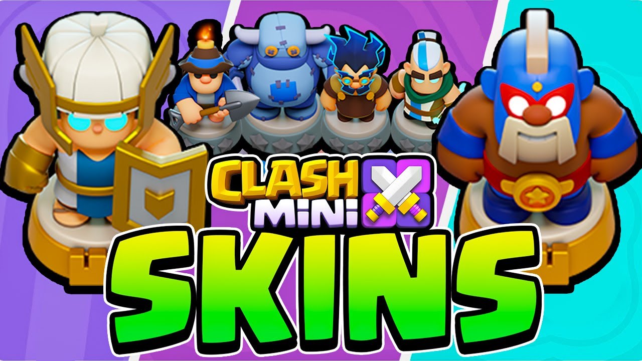 TODAS LAS SKINS DE CLASH MINI EN UN MISMO MAZO ¿SE PUEDE GANAR CON ...