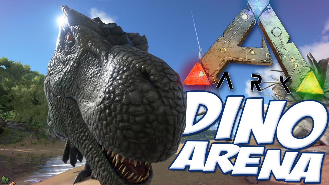 Ark Survival Evolved Gameplay - Dino Arena V2 - All Guns, All Dinosaurs ...