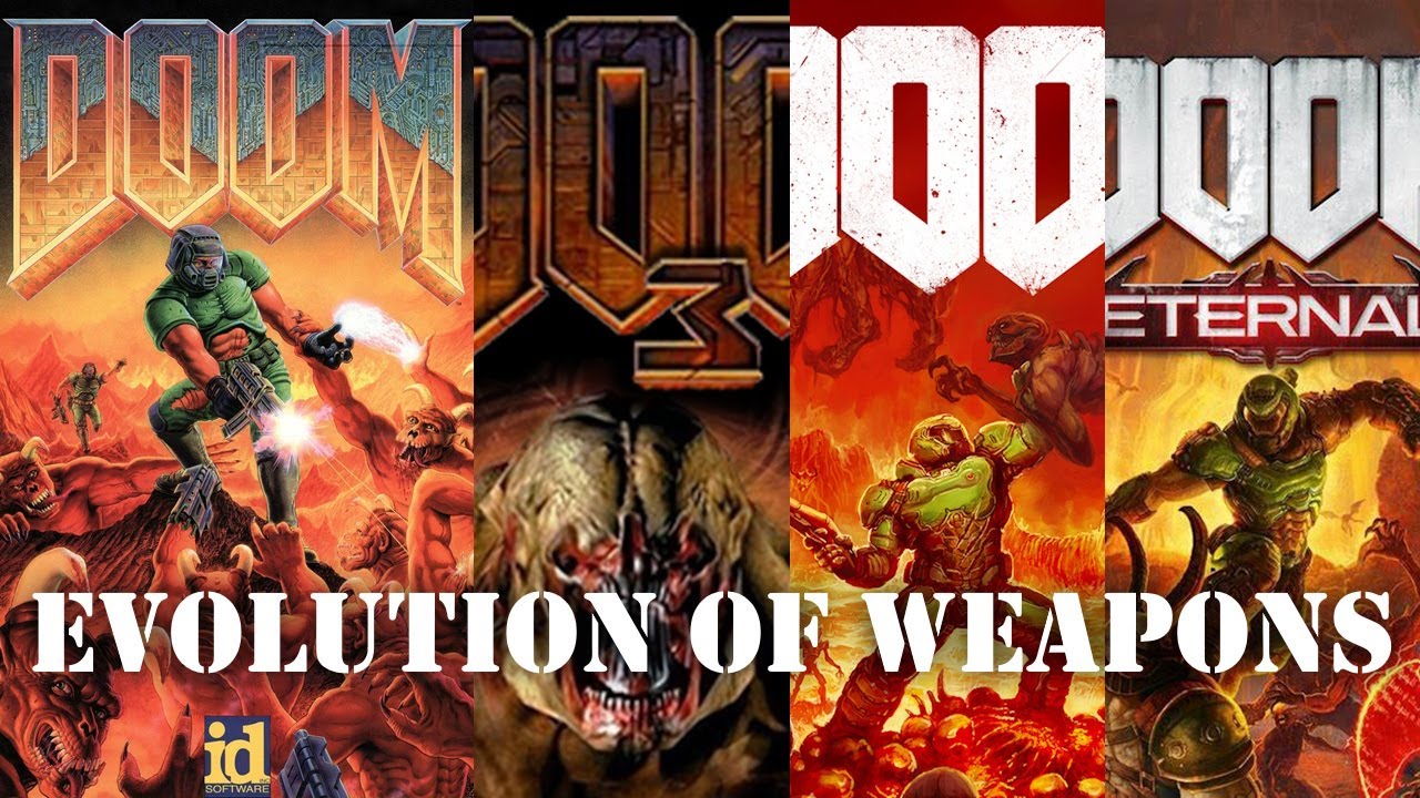 Doom (1993-2020) Evolution of Weaponry - YouTube