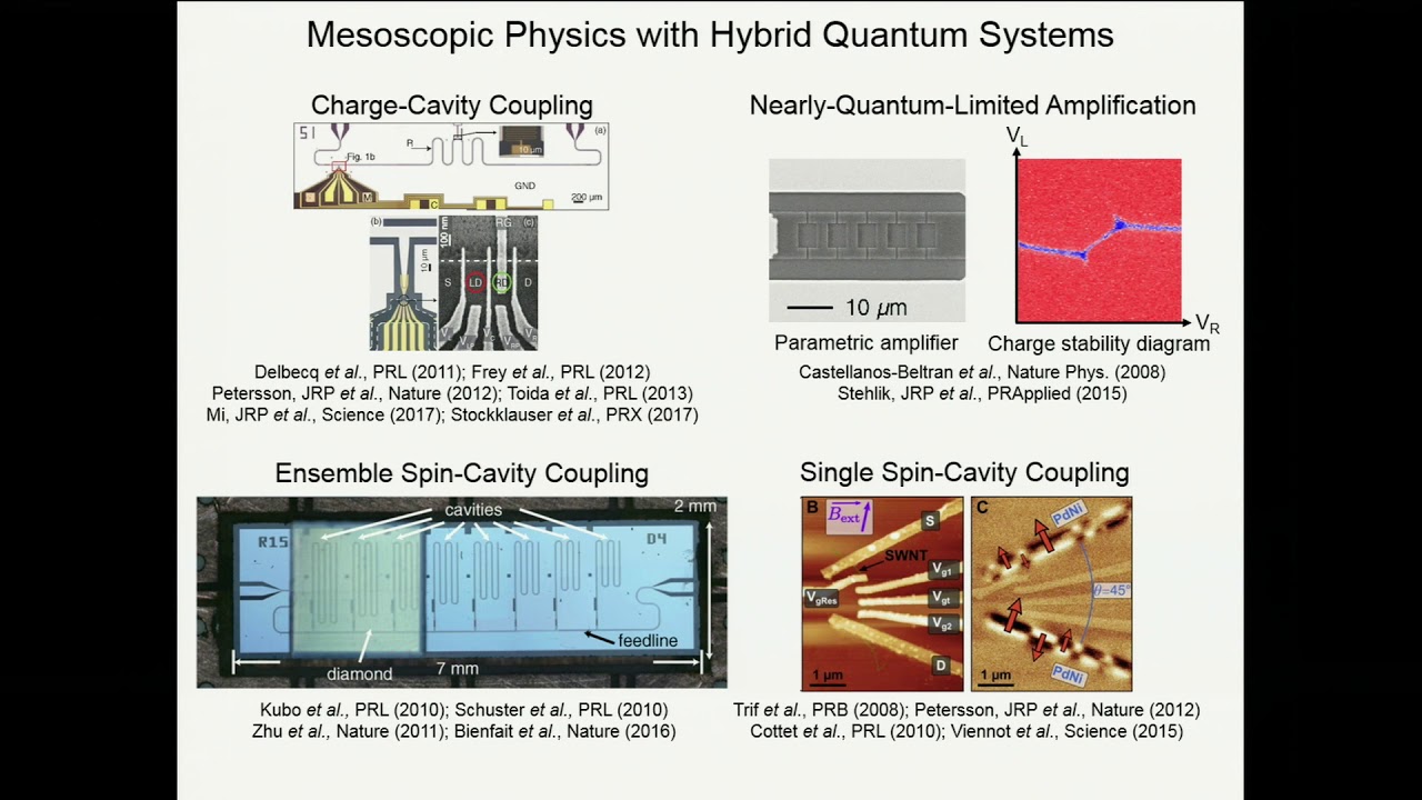 Jason Petta - Photoemission, Masing and Strong Coupling in Cavity ...