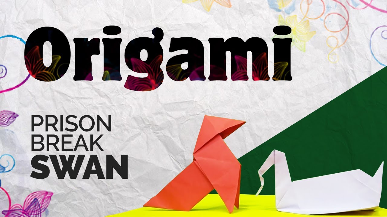 How To Make an Origami Paper Bird | Prison Break Swan & Money Heist ...